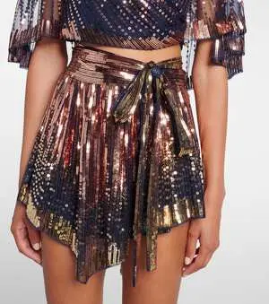 Rabanne Sequined Shorts