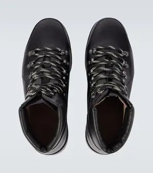 Manolo Blahnik Janka Leather Boots - Black