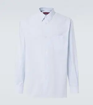 Gucci Striped Cotton Poplin Shirt
