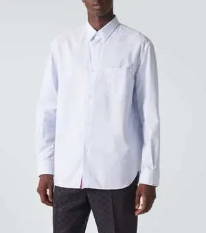 Gucci Striped Cotton Poplin Shirt