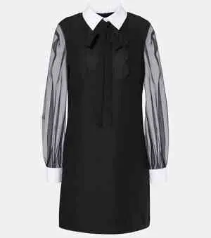 Valentino Garavani Crepe Couture Minidress