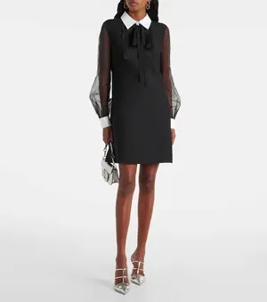 Valentino Garavani Crepe Couture Minidress