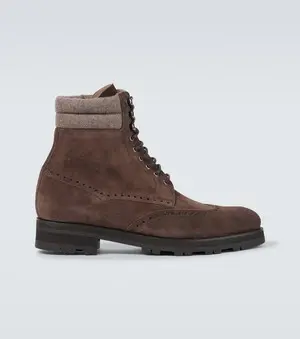 Manolo Blahnik Sapele Lace-up Boots