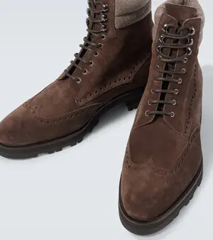 Manolo Blahnik Sapele Lace-up Boots
