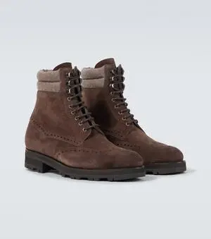 Manolo Blahnik Sapele Lace-up Boots