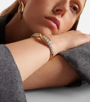 Yeprem 18kt And Diamond Bangle