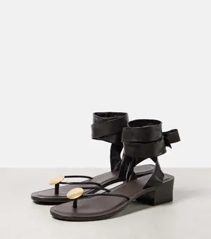 THE ROW Cord Leather Thong Sandals