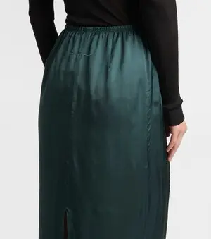 MAISON MARGIELA Satin Maxi Skirt