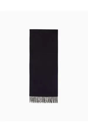 Giorgio Armani Two-tone Wool And Silk Scarf