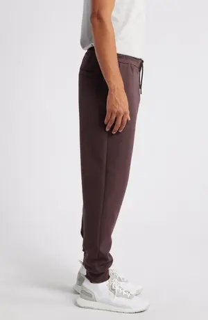 BOSS Locsin Cotton Blend Joggers - Burgundy
