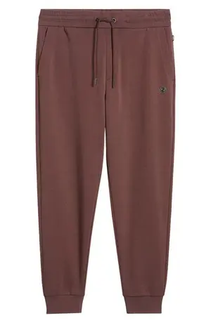 BOSS Locsin Cotton Blend Joggers - Burgundy