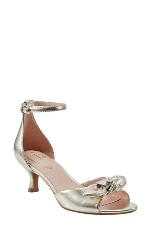 Bandolino Bandolino Andora Ankle Strap Kitten Heel Sandal Gol01