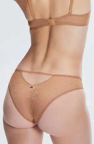 SAVAGE X FENTY Signature Script Cheeky Briefs - Sweet Latte Nude