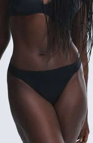 SAVAGE X FENTY Soft 'n Savage Thong - Black Caviar