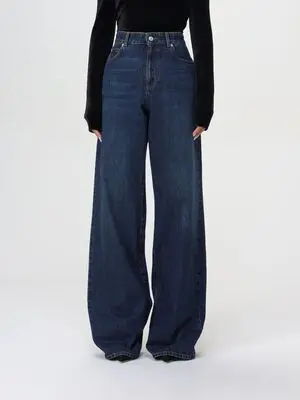 Alexander McQueen Wide Leg Jeans - Denim