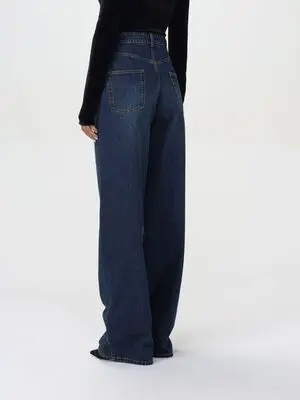 Alexander McQueen Wide Leg Jeans - Denim