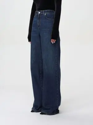Alexander McQueen Wide Leg Jeans - Denim