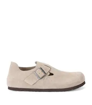 BIRKENSTOCK Suede London Clogs