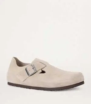 BIRKENSTOCK Suede London Clogs