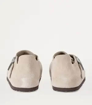 BIRKENSTOCK Suede London Clogs