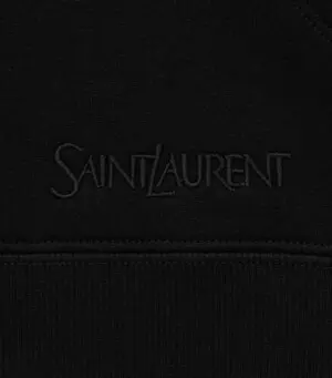 Saint Laurent Cotton Half-zip Hoodie