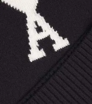 AMI Paris Virgin Wool Logo Sweater