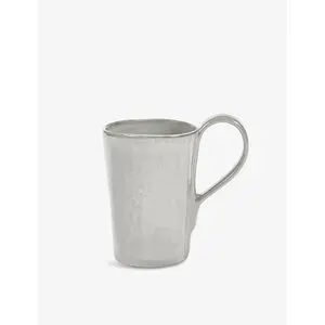 SERAX La Mère Curved-handle Glazed Stoneware Mug 11.5cm - White