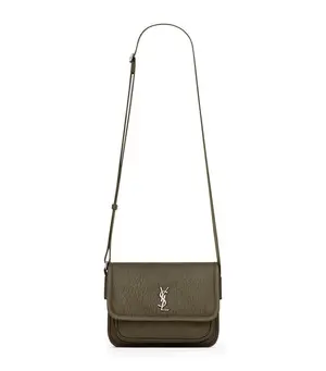Saint Laurent Small Leather Niki Cross-body Bag - Green