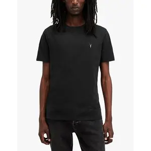 ALLSAINTS Brace Logo-embroidered Pack Of Three Cotton-jersey T-shirts - Black