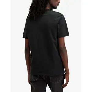 ALLSAINTS Brace Logo-embroidered Pack Of Three Cotton-jersey T-shirts - Black