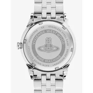 VIVIENNE WESTWOOD Stainless Steel And Crystal Quartz Watch - Champange