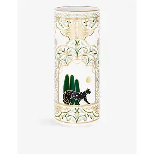 CARTIER Panthère De Medium Porcelain Vase 22cm - Porcelain White