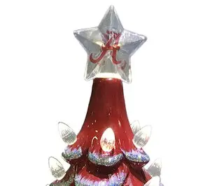 SANTA'S WORKSHOP 14' Collegiate Light Up Cerami C Tree