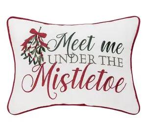 VALERIE PARR HILL Under The Mistletoe Pillow Valerie - One-color