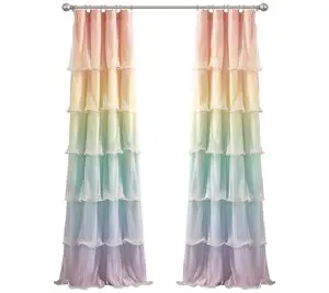 LUSH DECOR S/2 Rainbow Ombre Nerina Window Pane L - One-color