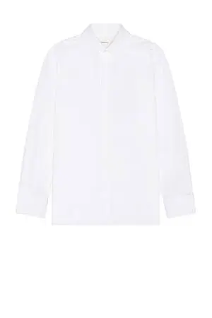 Saint Laurent Chemise Col Monsieur - Blanc
