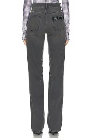 Coperni Straight Leg Jeans - Grey