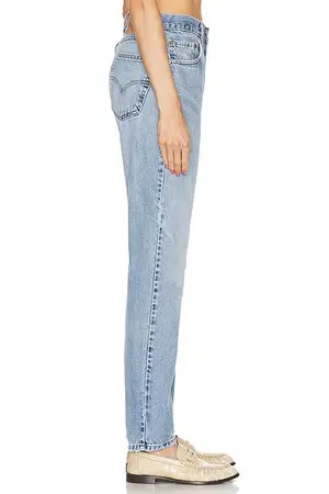 ALIGRACE High Rise Slim Straight Jeans