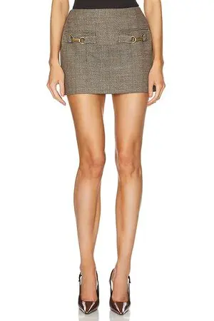 Stella McCartney Herringbone Mini Skirt