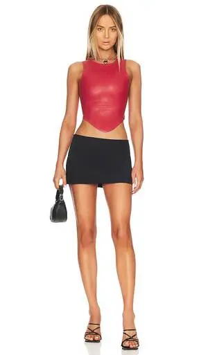 Miaou Jinx Top In Latex