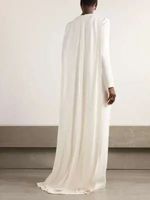 Zuhair Murad Asymmetric Cape-effect Gown