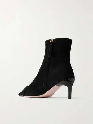 ROGER VIVIER Viv' Canard 55 Suede Ankle Boots