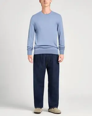 Alpha Studio Cotton Knit Sweater - Blue