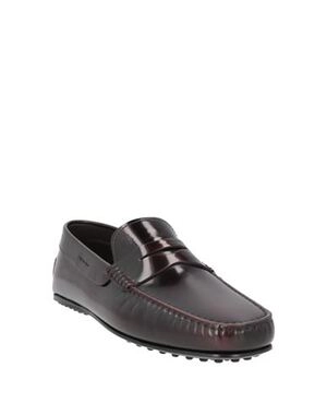 TOD'S Leather Loafers - Red
