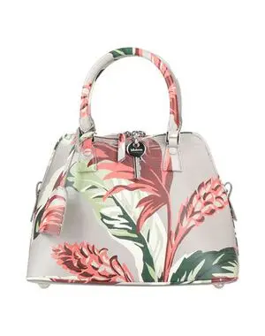 MAISON MARGIELA MAISON MARGIELA Leather Tote With Floral Print Grey