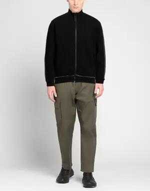 BIKKEMBERGS Cotton Elastane Fleece Sweatshirt With Stand Collar And Zipper Fastening