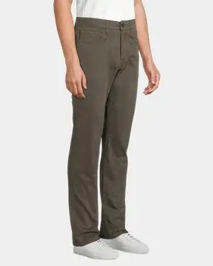 Vince Dylan Peached Cotton 5-pocket Pants - Frog
