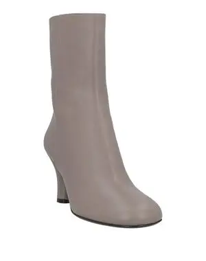 Emporio Armani Leather Ankle Boots - Grey