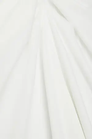 RHEA COSTA Draped Crepe Gown