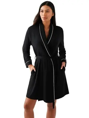 Wacoal Lease To Lounge Robe - Black